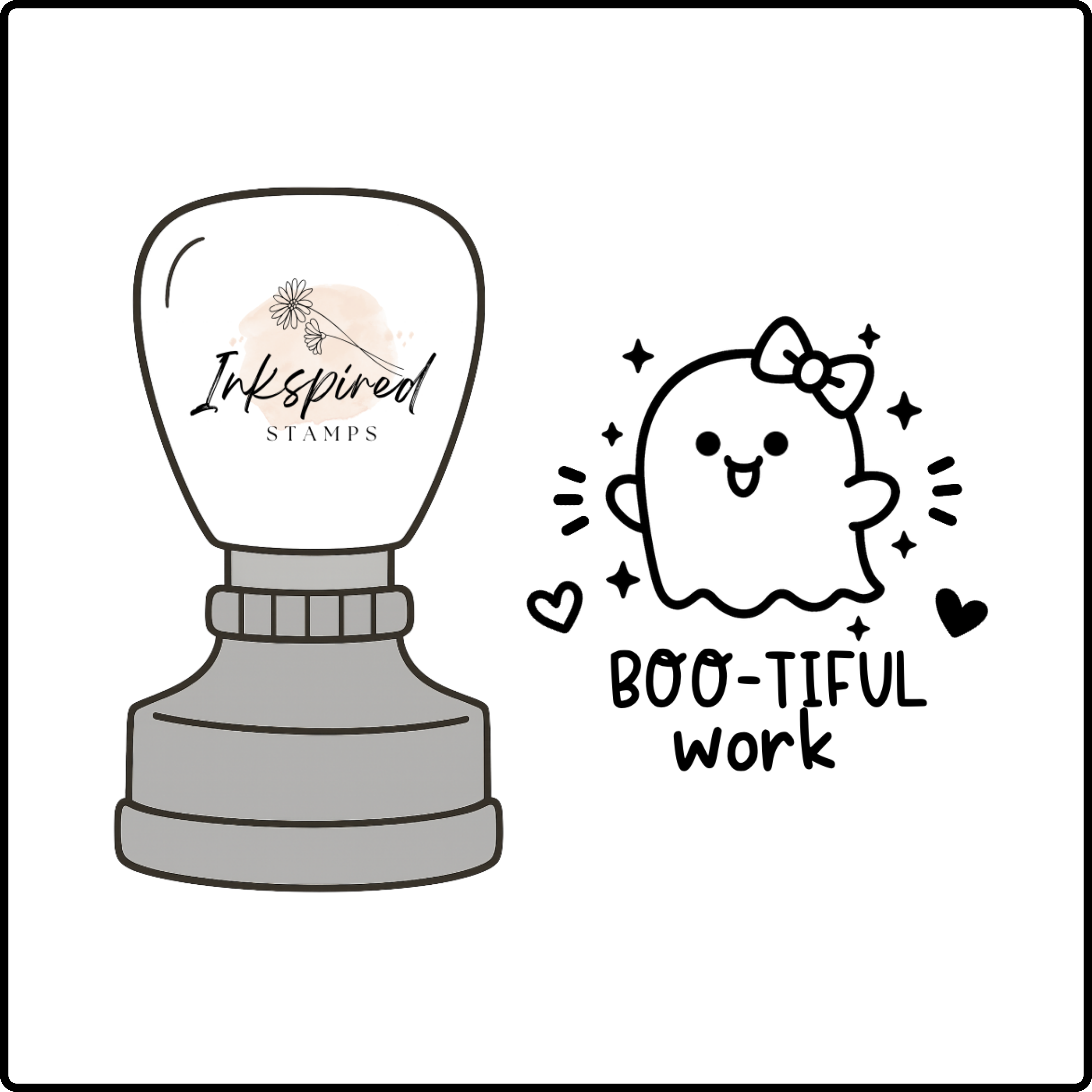 Boo-tiful Work Stamp – Inkspired Stamps